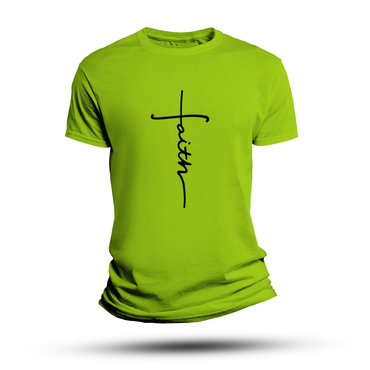 Faith Crew-Neck T-Shirt - CozyCuzzies